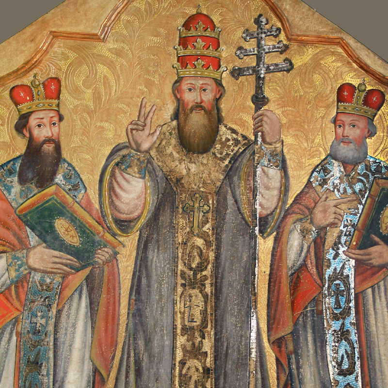 Three Holy and Great Hierarchs: Basil the Great, Gregory the Great, and ...
